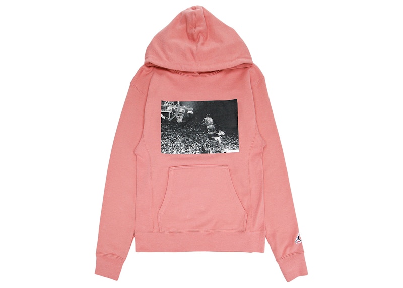 Jordan X Union Flying High Hooded Sweatshirt - Rust Pink